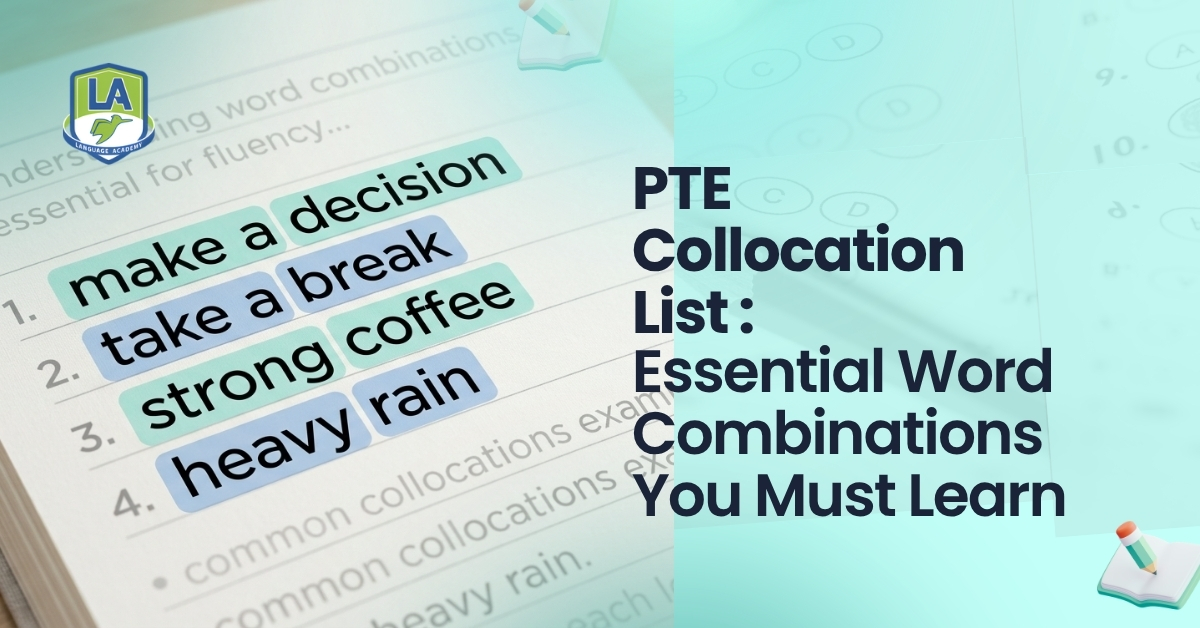 PTE Collocation List: Essential Word Combinations You Must Learn